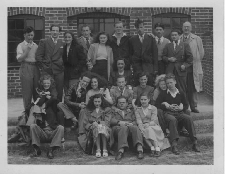 Top row (left-right), Jerzy Hirschberg, Michael Preston, Elsa Federbush ...
